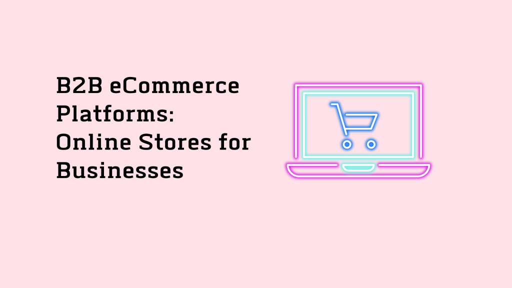 B2B eCommerce Platforms: Online Stores for Businesses